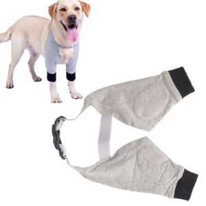 dog leg joint sleeve, joint warming pet recovery sleeve soft padded dog elbow protector for small medium large dogs (xl)