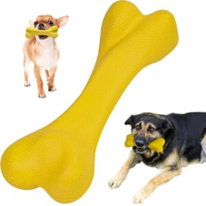 qesonoo dog toys for aggressive chewers dog superchewy tough dog bone toy for large medium dogs breed strong natural rubber