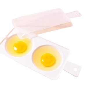 microwave oven double cup egg cooker, egg poacher microwave egg cooker, poached egg maker microwave, kitchen cooking gadgets