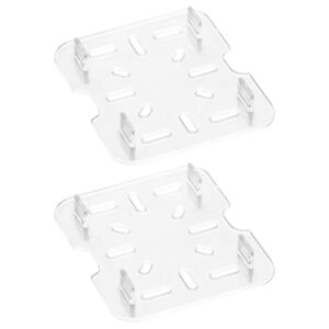 bieama plastic drain shelf for 1/6 size food pan clear 2 pack,commercial