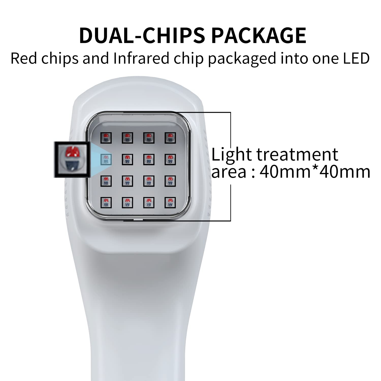 Pet Light Therapy Device, Help Dogs and Cats Suffer from, Аrthritis, Jоint Pain, Inflammation, and Wound Healing, Red Light and Near-infrared Light Dual Wavelengths, High Irradiance, 3 Treatment Modes