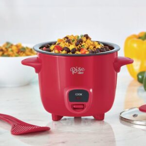 RISE BY DASH RRCM100GBRR04 RED Rice Cooker - Quantity 1