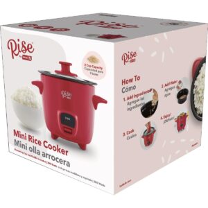 RISE BY DASH RRCM100GBRR04 RED Rice Cooker - Quantity 1