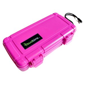 waterproof smell proof travel storage box (pink)