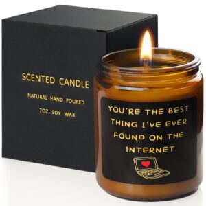 funny gifts for men, light me when you want a bj candle - naughty gifts for men valentines day anniversary birthday gifts for husband fiance boyfriends gifts