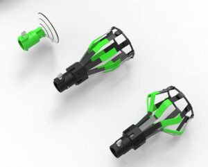 eversprout light bulb changer 3-piece attachment set – no pole