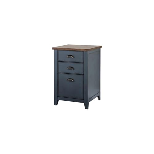 Martin Furniture File Filet Cabinet, Blue