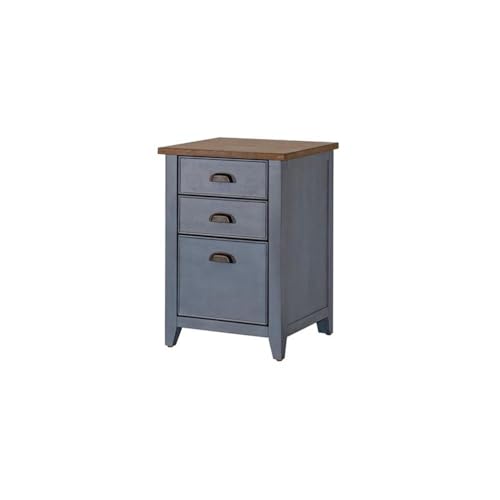 Martin Furniture File Filet Cabinet, Blue