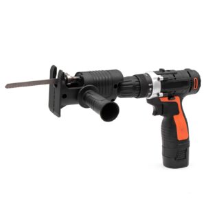 reciprocating saw attachment for drill kit for cordless drill with blades for metal wood cutting jig saws