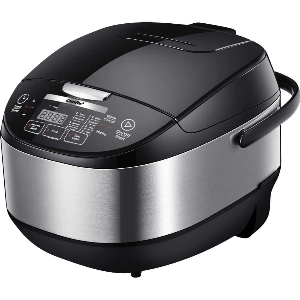 5l All-in-1 Multi Function Cooker Black Metal Programmable