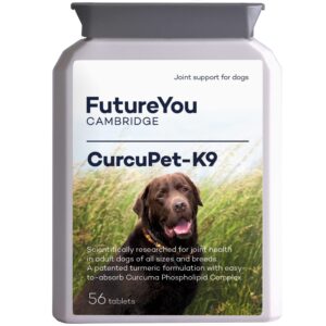 curcupet-k9 joint supplement for dogs | supports cartilage, connective tissue and overall joint health, 56 tablets | suitable for all breeds and sizes