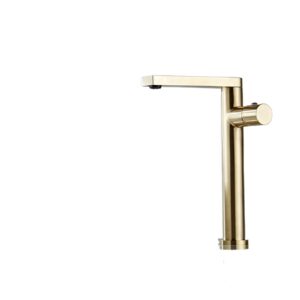 tococo basin faucet waterfall bathroom faucet single handle basin mixer faucet bathtub antique faucet brass sink gold black faucet (color : antique-high)