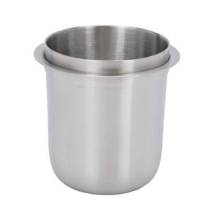 stainless steel espresso dosing cup,dosing cup, 150ml 58mm hands free universal inverted coffee powder cup, espresso machine accessories, coffee making tools, for coffe machine(2?da??¨¦?), dosing