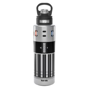 tervis star wars lightsaber detail triple walled insulated tumbler travel cup keeps drinks cold, 40oz wide mouth bottle, stainless steel