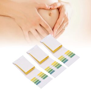 3 sets ph test strips, amniotic fluid test strip maternity home high sensitivity feminine ph test strips test paper extensive test paper litmus test paper ph soap making testing