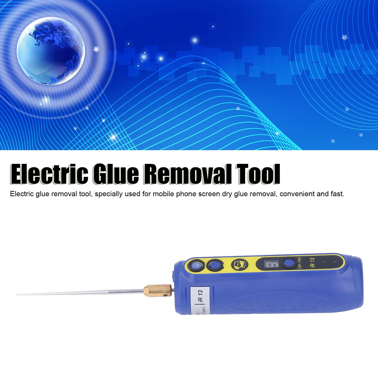 Phone Screen Glue Remover Tool 4 Levels Adjustable Electric Glue Removal Tool Portable Glue Clean Machine Phone Screen Glue Home Security Systems