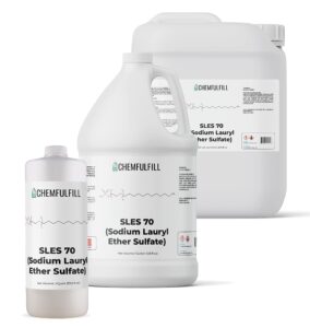 chemfulfill sodium lauryl ether sulfate 70% – sles 70% (sles70) (gallon (128 fl oz))