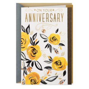 hallmark anniversary card for couple (loving wishes)