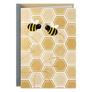 hallmark anniversary card, love card, romantic birthday card (honeybees)