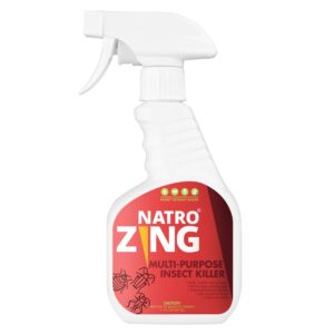 natrozing multi-purpose insect killer 11 oz, pest control spray indoor, kills & repels fruit flies gnats moths spiders for home, lasting prevention, plant extract based non-toxic, child & pet safe