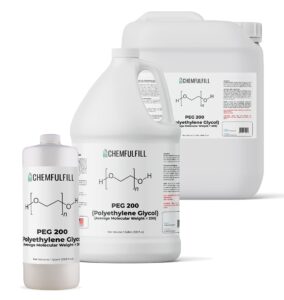 chemfulfill peg 200 – polyethylene glycol 200 (peg200) (gallon (128 fl oz))