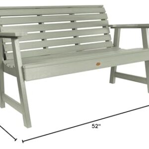 Highwood Weatherly Garden Bench, 4ft, Eucalyptus