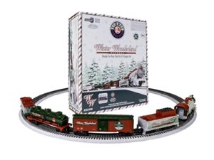 lionel winter wonderland lionchief 5.0 electric o gauge train set with bluetooth & remote one color