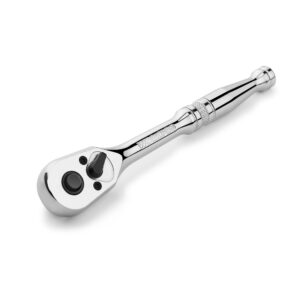 workpro 1/4-inch drive ratchet, quick-release reversible ratchet wrench, 72-tooth 1/4 drive ratchet handle, chrome alloy made, cr-mo head, full polished