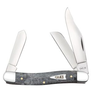 case knives gray birdseye maple - smooth stockman