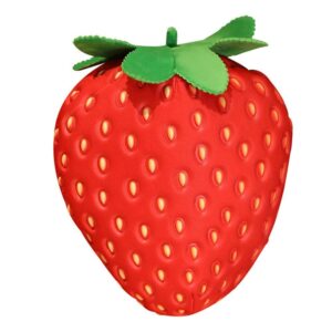 xiyuan 20 inch strawberry pillow fruit children's pillow filled strawberry plush pillow super soft pillow cushion for boys and girls room decoration gift