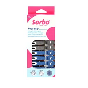 sorbo extra grip clothes pegs, laundry pegs, 20 pack, uv protection, extra stong, additional grip, laundry essential, household essential