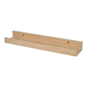 home basics 18" floating shelf, natural