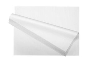 120 sheets white tissue paper bulk - 20" x 30" packing paper sheets for moving - 10lb wrapping paper - newsprint paper for packing, gift wrapping, moving supplies & protecting items crown display