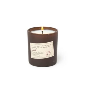 paddywax scented candles library collection luxury artisan candle, 6.5 ounce, frederick douglass