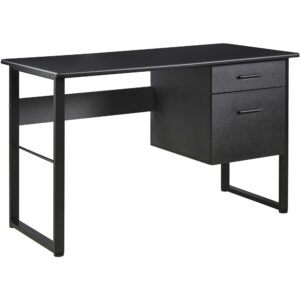 realspace® halton 48"w computer desk, black