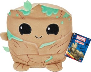 mattel marvel cuutopia plush figure, 10-inch groot soft rounded pillow doll, collectible toy inspired by the fan-favorite character