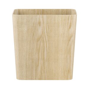 blomus wilo hardwood wastepaper basket - rectangle