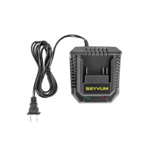 seyvum 2.0a fast charger power tools lithium‑ion battery charger replacement charger for lb-8189 and lb-8190 leaf blower