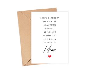 mimi birthday card poem - amazing mimi gift - birthday card mimi - special mimi birthday card - birthday card for mimi