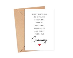 grammy birthday card poem - amazing grammy gift - birthday card grammy - special grammy birthday card - birthday card for grammy