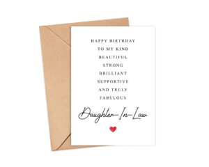 daughter-in-law birthday card poem - amazing gift special for daughter-in-law