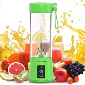 portable blender juicer 4000mah personal high speed smoothie blender usb rechargeable fruit mixing machine for protein shakes and smoothies, baby food