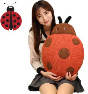 tongsong cute pillow plush ladybug stuffed animal stuff ladybird plush pillow toys kawaii soft lady beetle pillow hugging stuffed ladybug gift for kids home decor¡­