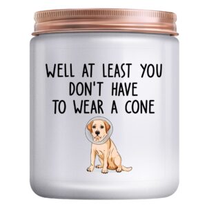 funny get well soon gifts: after surgery recovery encouragement gift for friends female humor sympathy candle gifts for men feel better for sick women