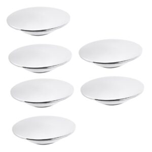 corhad 6 pcs sewer panel bathroom sink drain up drain stopper sink stopper replacement kit flume bounce sink stopper bath sink drain stopper cover stainless steel wash basin accessories