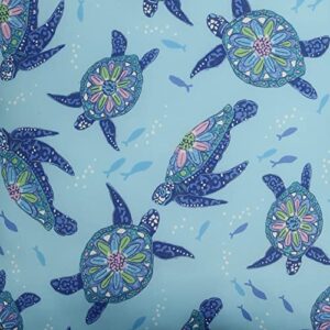 Classic Accessories for Vera Bradley Outdoor Chair Cushion, 21 x 19 x 22.5 x 5 Inch, Just Turtles, Outdoor Chair Cushions, Patio Chair Cushions, Patio Cushions