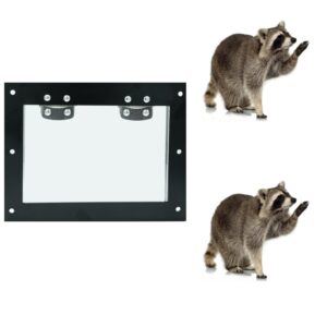 raccoon one way door-one way door excluder for removal of raccoons,| easy installation| traps- garden