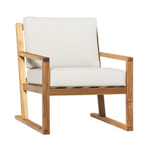 walker edison dekian outdoor chairs, natural