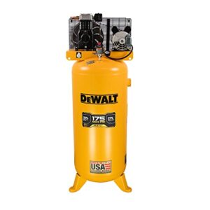 dewalt dxcm603.com 5 hp 60 gallon 175 max psi 17 scfm @40 psi 14.6 scfm @ 90 psi single-stage oil-lube electric stationary vertical air compressor