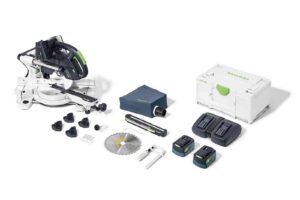 festool 577176 cordless sliding compound miter saw ksc 60 eb 5.0 i-plus